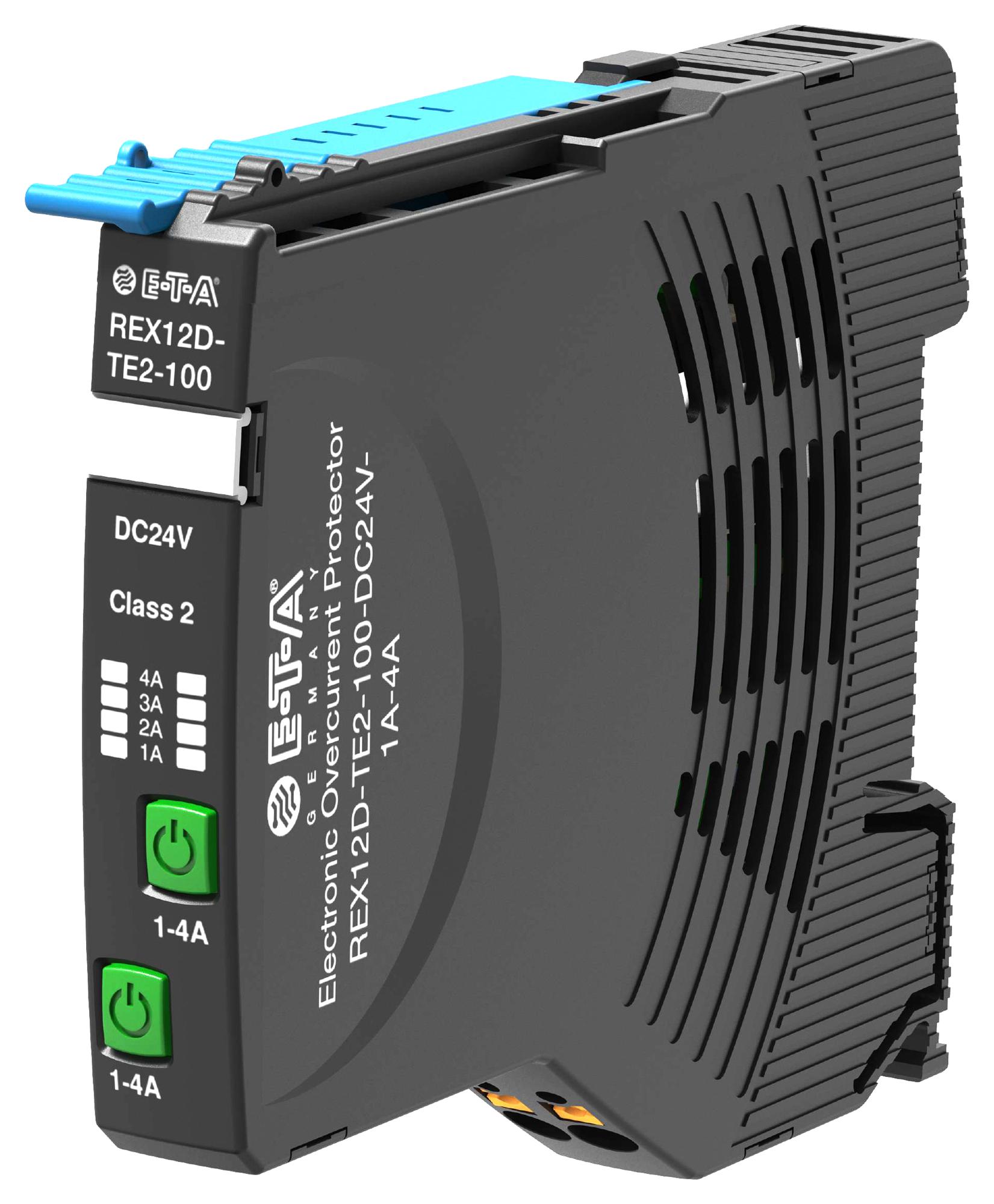 REX12D-TE2-100-DC24V-1A-10A - Eta - Electronic Circuit Breaker, 2 CH, 1A | element14 Korea