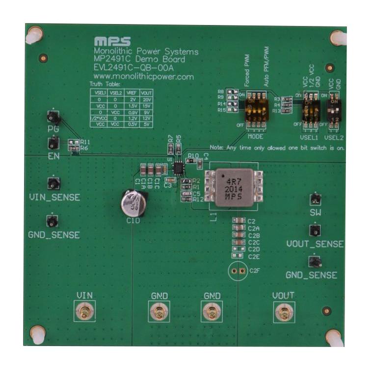 EVL2491C-QB-00A - Monolithic Power Systems (mps) - Evaluation Board ...
