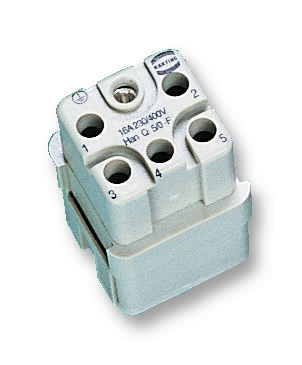 0912 005 3101 - Harting - Heavy Duty Connector, Han Q, Insert ...