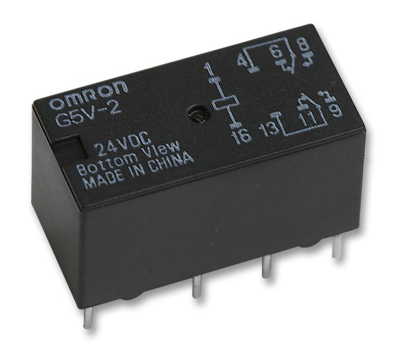G5V-2 DC24 - Omron Electronic Components - Signal Relay, 24 VDC, DPDT | element14 Korea