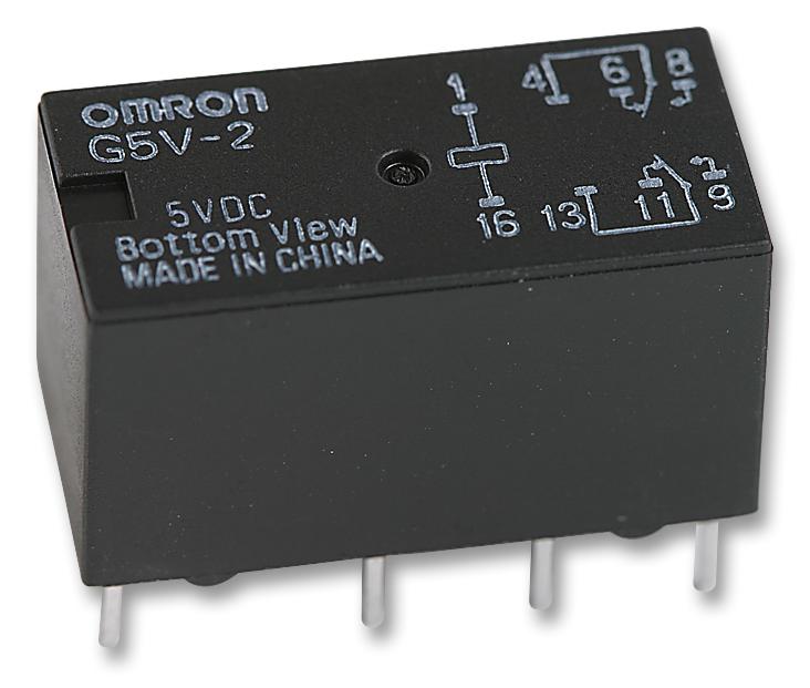 G5V-2 DC5 - Omron Electronic Components - Signal Relay, 5 VDC, DPDT | element14 Korea