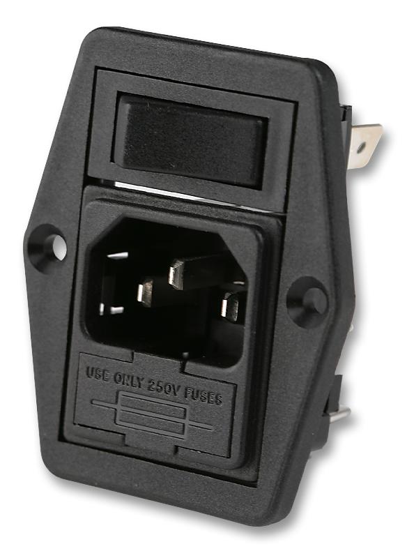 BVB01/Z0000/01 - Bulgin Limited - Un-Filtered IEC Power Entry Module ...