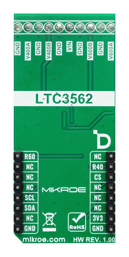 MIKROE-5750 - Mikroelektronika - Add-On Board, Smart Buck 4 Click, mikroLab/EasyStart/mikromedia ...