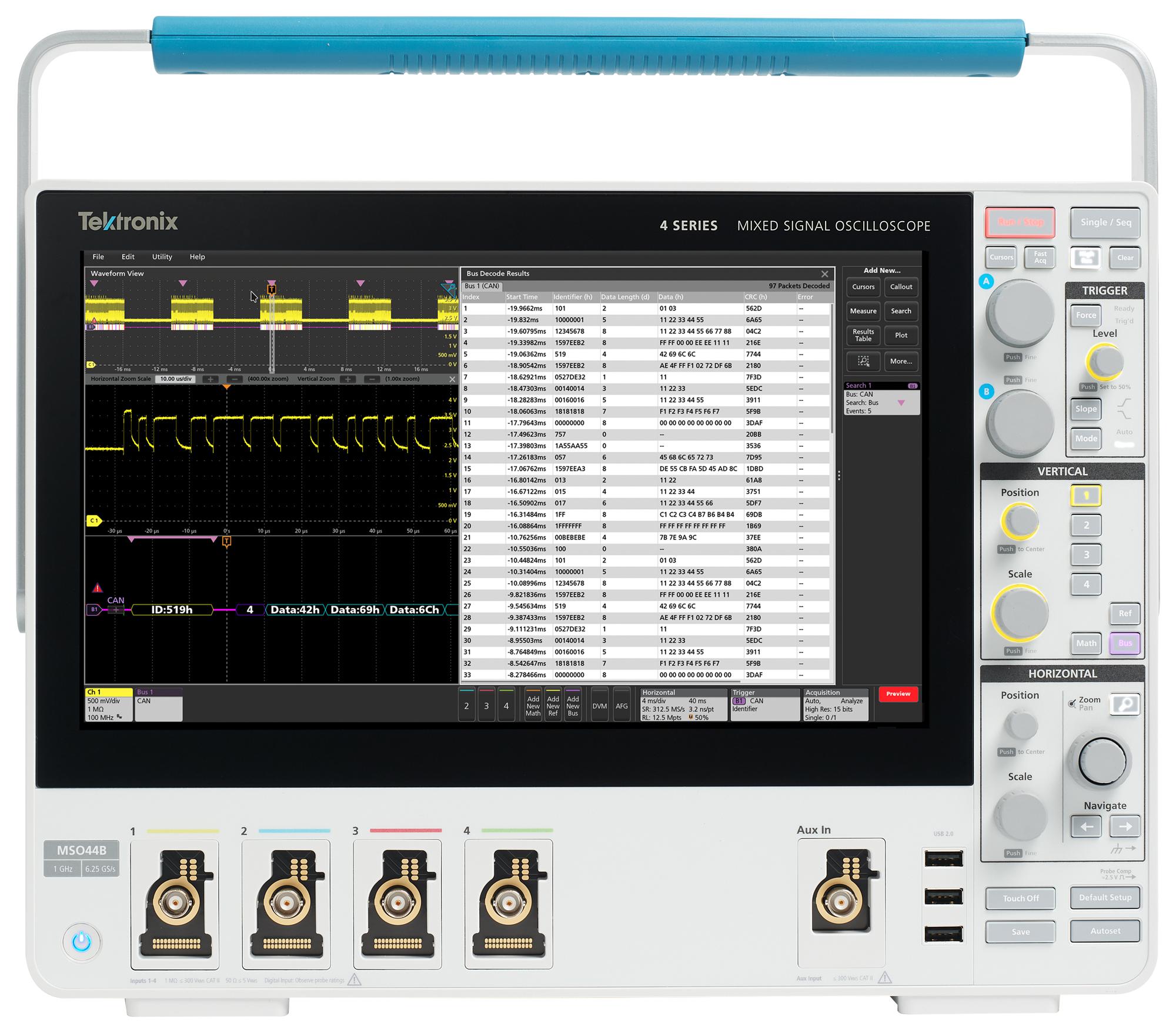 MSO44B 4-BW-350 - Tektronix - MSO / MDO Oscilloscope, 4 Series B, 4 ... MSO44B 4-BW-350 - Tektronix - MSO / MDO Oscilloscope, 4 Series B, 4 ...