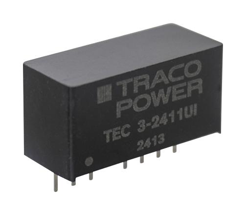TEC 3-2421UI - Traco Power - Isolated Through Hole DC/DC Converter, ITE & Industrial, 4:1 ...