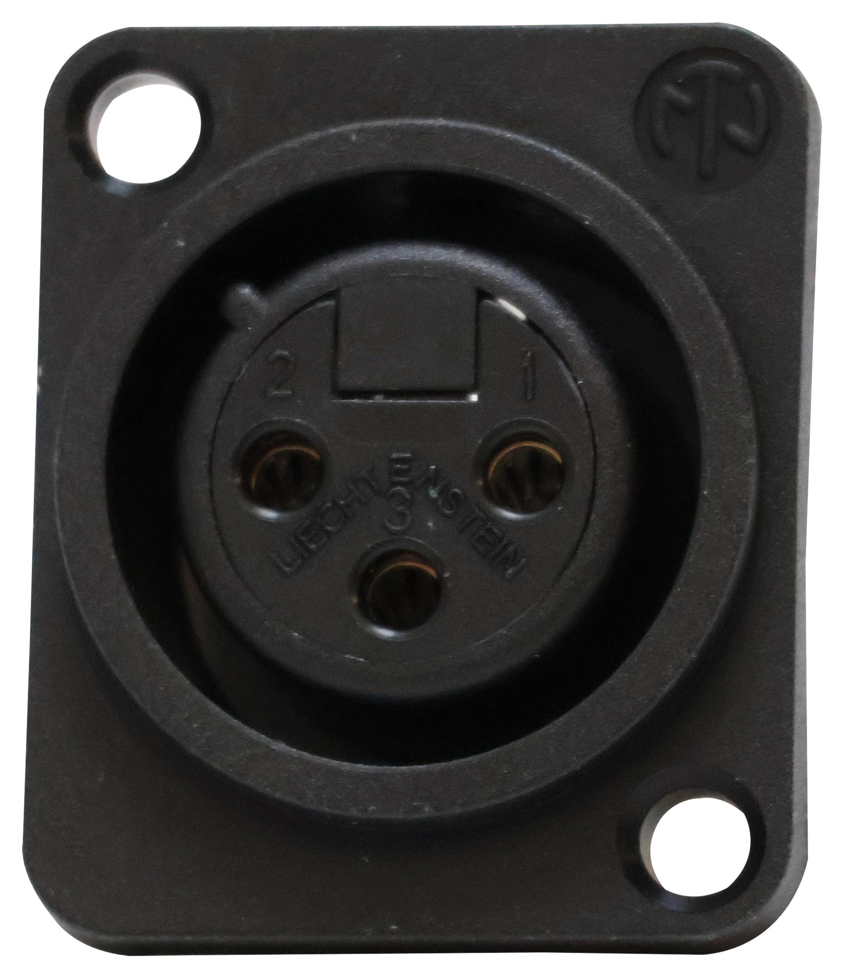 NC3FPP - Neutrik - XLR Connector, 3 Contacts, Socket | element14 Korea