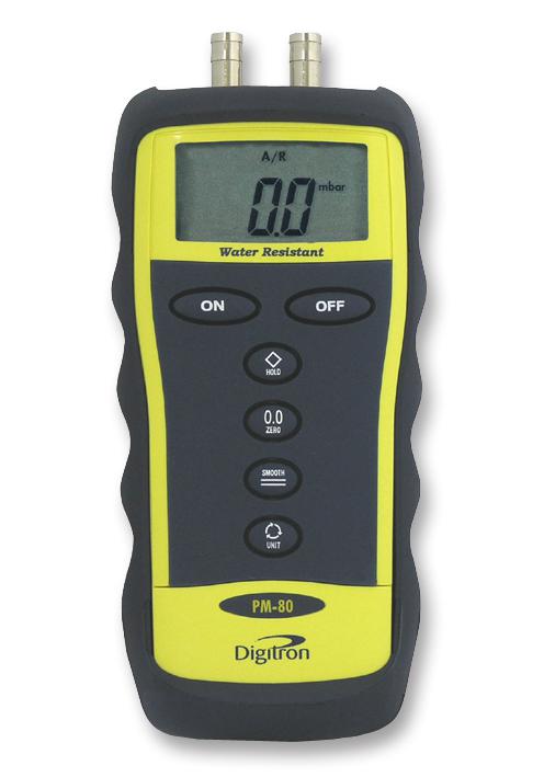 PM80 - Digitron - Pressure Manometer, 0mbar to 130mbar, 0.1 | element14 ...