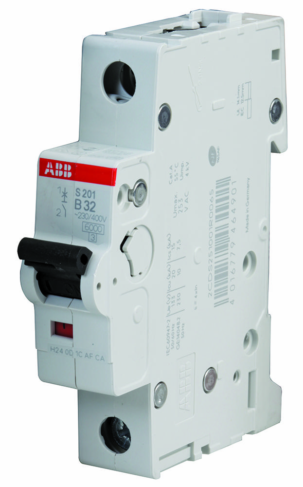 S201-B32 - Abb - Thermal Magnetic Circuit Breaker, Miniature, B Curve | element14 Korea