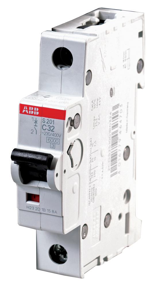 S201-C32 - Abb - Thermal Magnetic Circuit Breaker, Miniature, C Curve | element14 Korea
