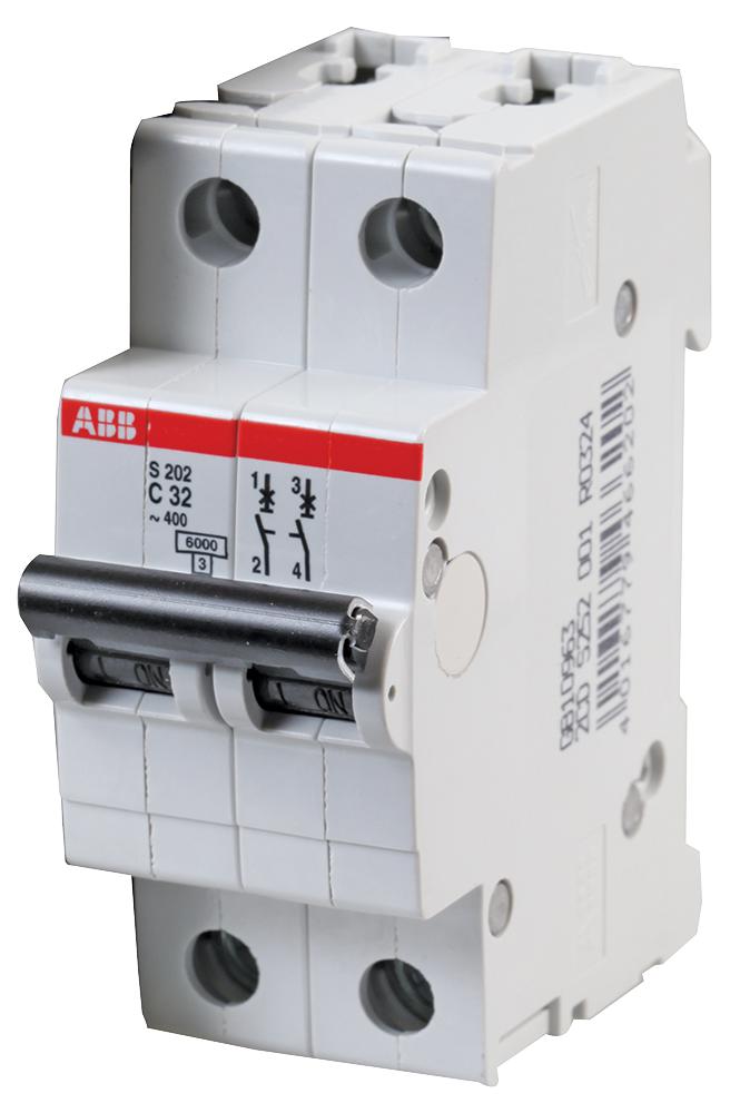 Thermal Magnetic Circuit Breaker, Miniature, C Curve, System Pro M Compact S200 Series, 32 A