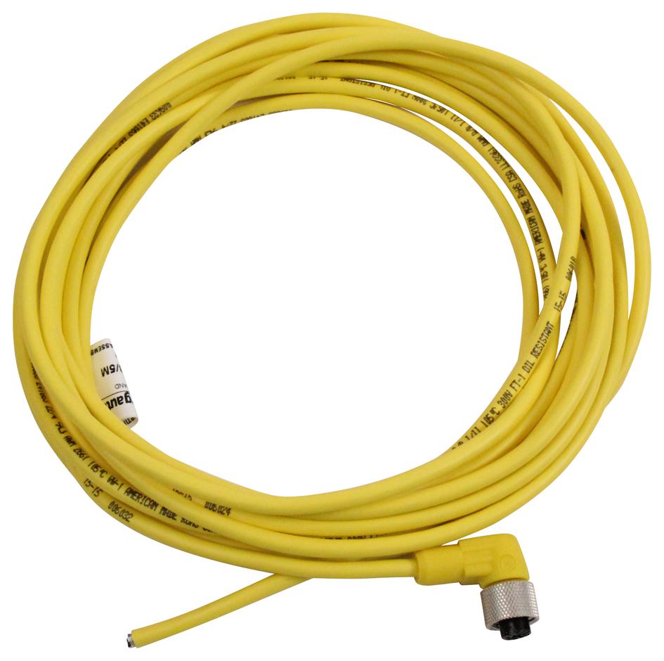 RKWT 4-633/5M - Lumberg Automation - SINGLE ENDED SENSOR CORDSET, RIGHT ...