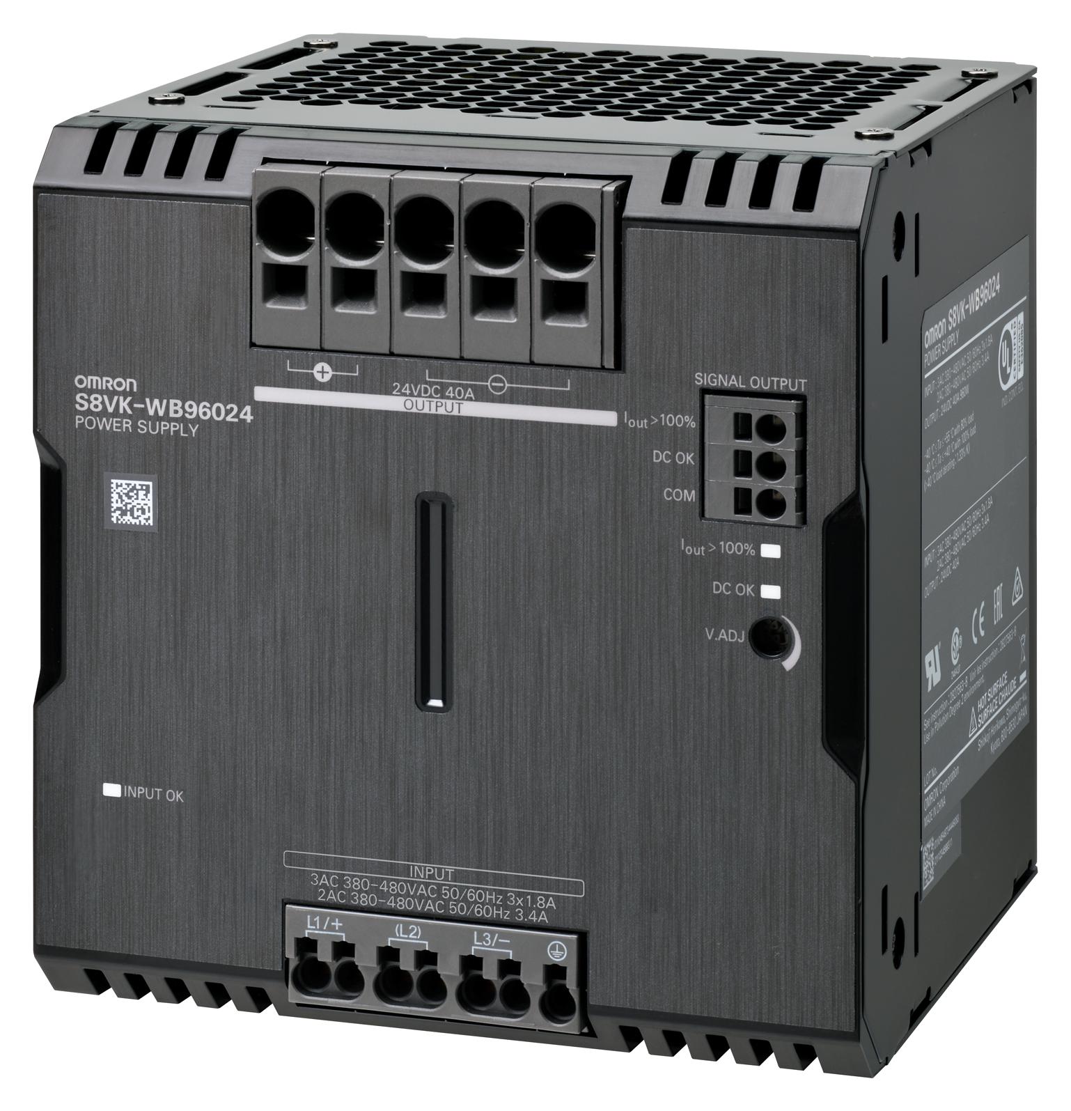 S8VK-WB96024 - Omron Industrial Automation - POWER SUPPLY, AC-DC, 24V | element14 Korea