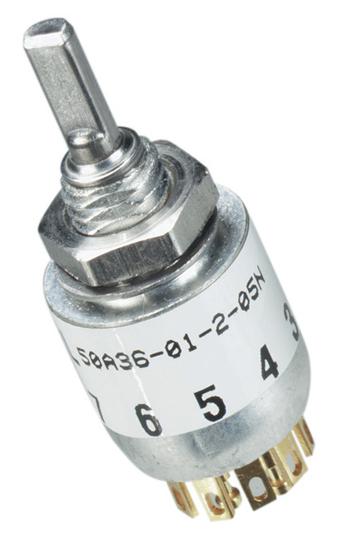 50A45-01-1-08N - Grayhill - SWITCH, ROTARY, SP8T | element14 Korea