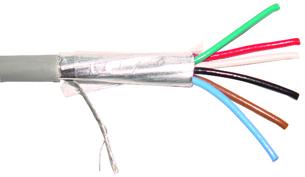 5504FE 008U500 - Belden - SHIELDED MULTICONDUCTOR CABLE, 6 CONDUCTOR ...
