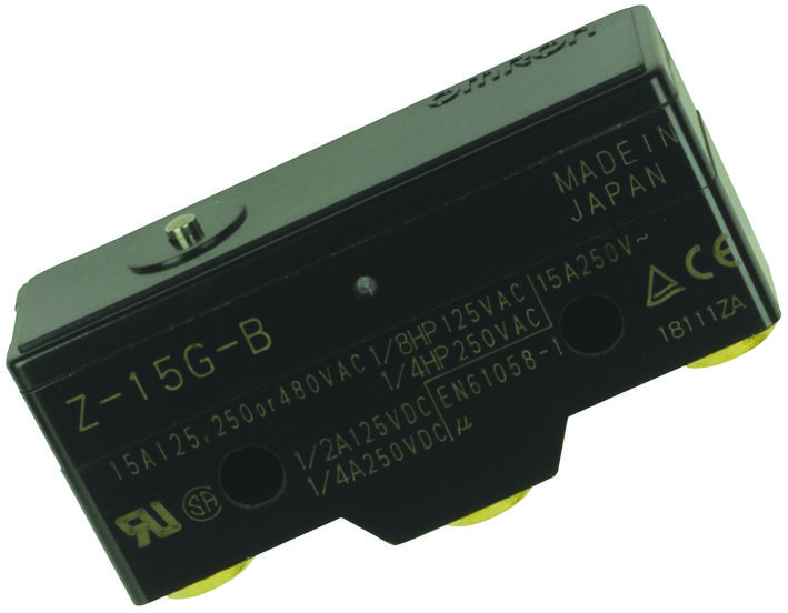 Z-15G-B - Omron Industrial Automation - MICROSWITCH, PIN PLUNGER, SPDT 15A 250V | element14 Korea