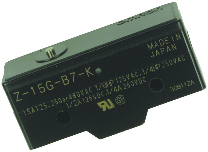 Z-15G-B7-K - Omron Industrial Automation - MICROSWITCH, PIN PLUNGER, SPDT 15A 250V | element14 Korea