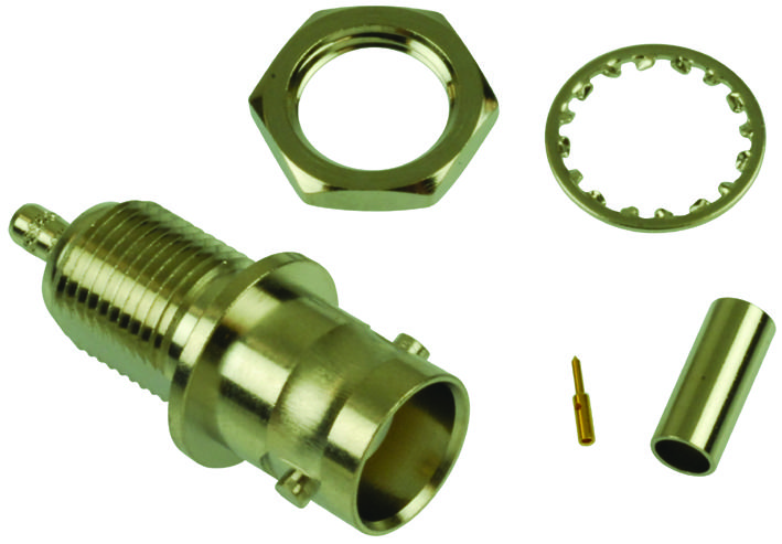 112587 - Amphenol Rf - RF/COAXIAL, BNC BULKHEAD JACK STR 50 OHM ...