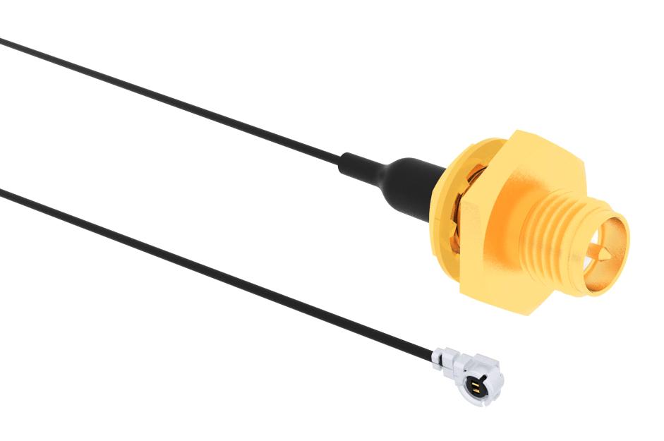 095-902-573-150 - Amphenol Rf - CABLE ASSY, AMC R/A PLUG-SMA JACK, 5.9" | element14 Korea