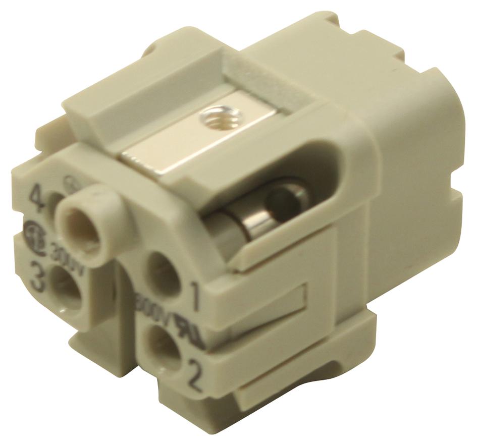 09200042711 - Harting - RECTANGULAR HAN INSERT FEMALE 4WAY SCREW ...