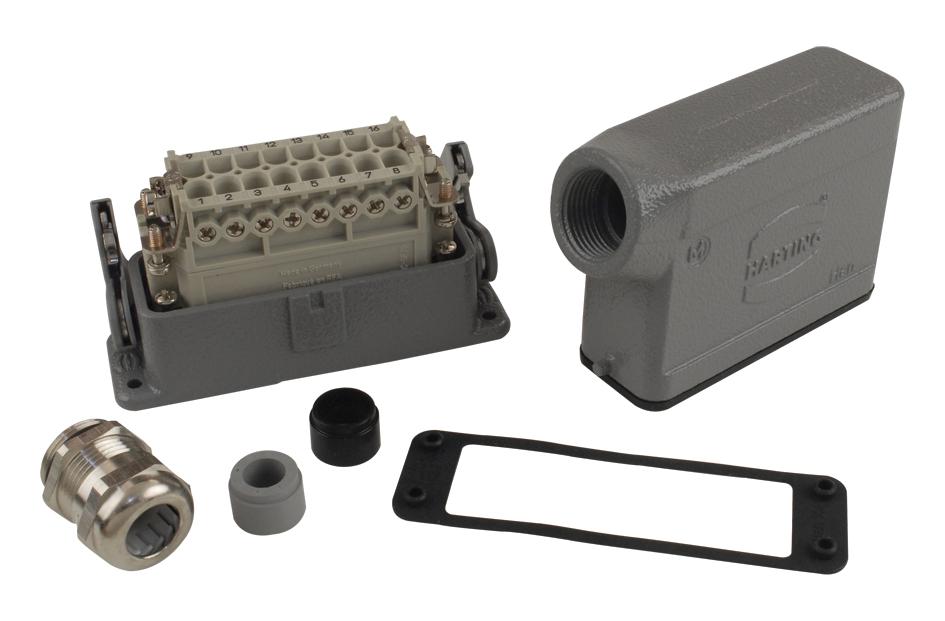 10200160000. - Harting - RECTANGULAR HAN-KIT, 16WAY, SCREW | element14 ...