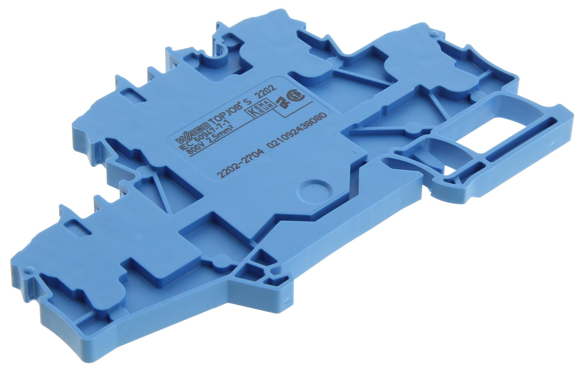2202-2704 - Wago - TERMINAL BLOCK, DIN RAIL, 4POS | element14 Korea