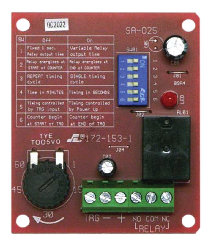 SA-025Q - Seco-larm - TIMER MODULE, TIME RANGE: 1 TO 60 SEC, RELAY ...