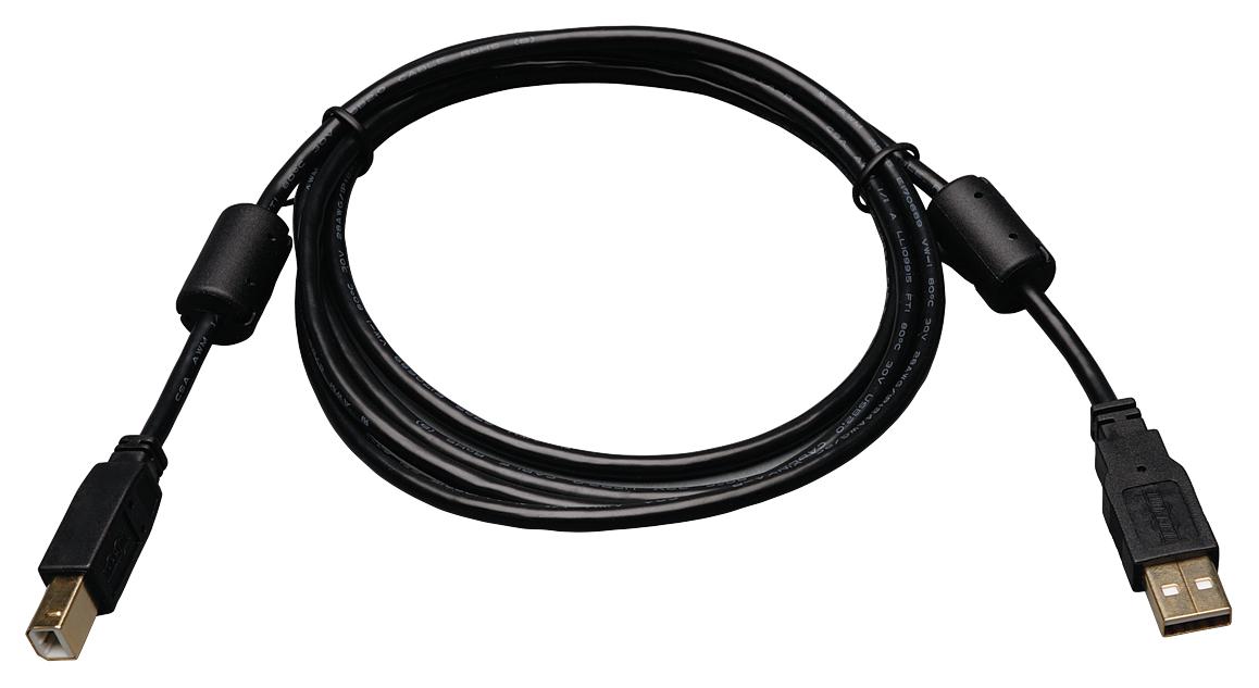 U023-003 - Eaton Tripp Lite - USB CABLE, 2.0 TYPE A-TYPE B PLUG, 3FT ...