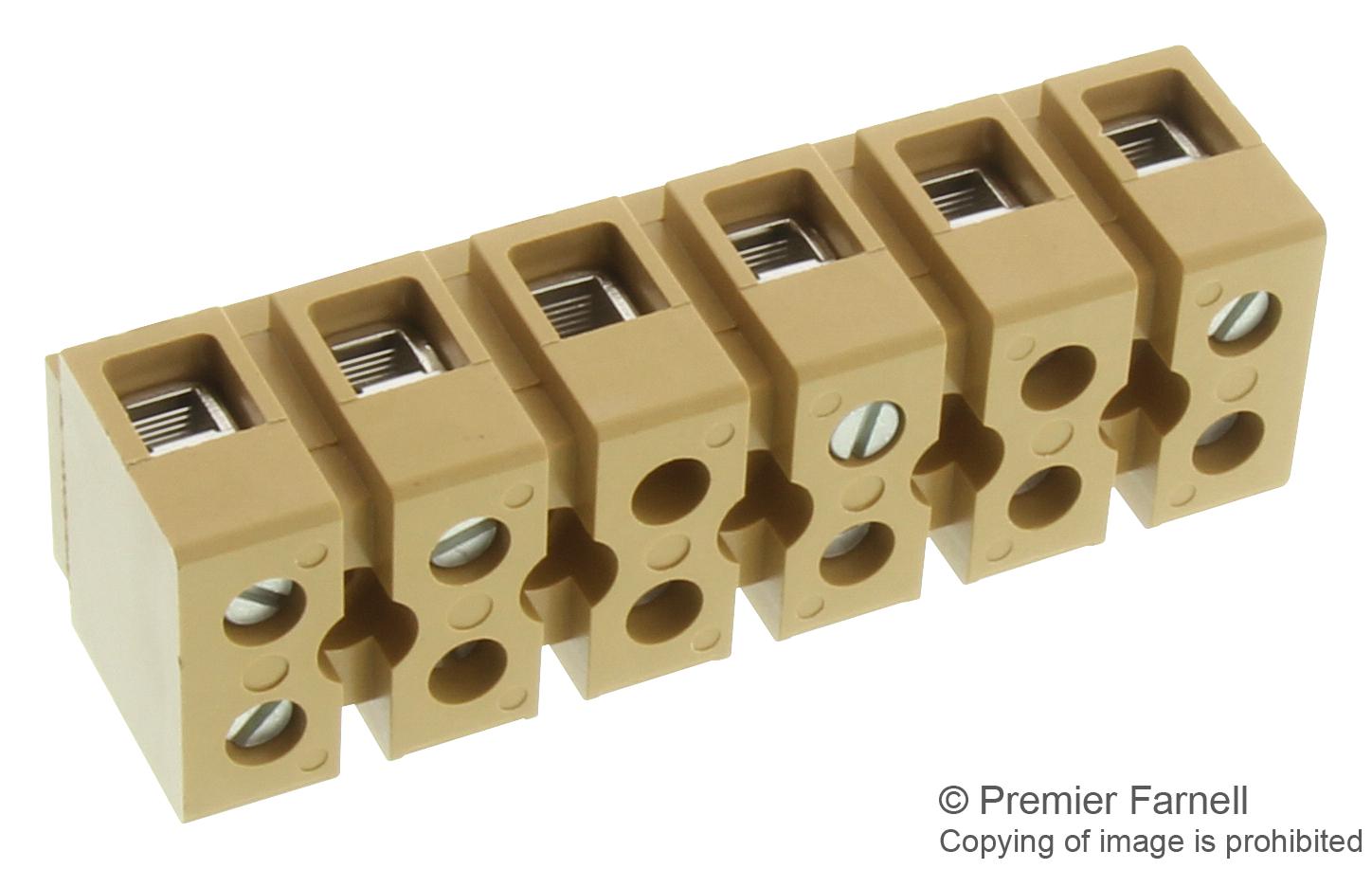 0620120000 - Weidmuller - TERMINAL BLOCK, STANDARD, 6 POSITION ...