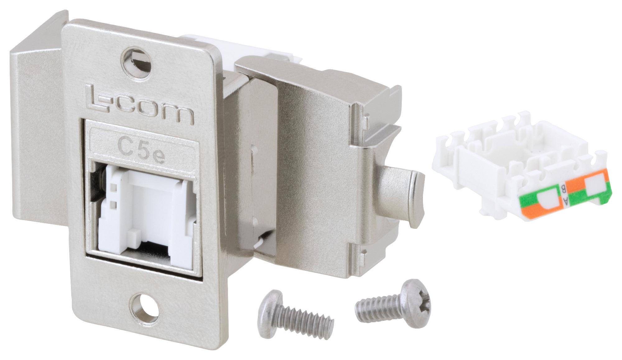 ECFRJTLC5ES-POE - L-com - RJ45 CONNECTOR, JACK, 8P8C | element14 Korea