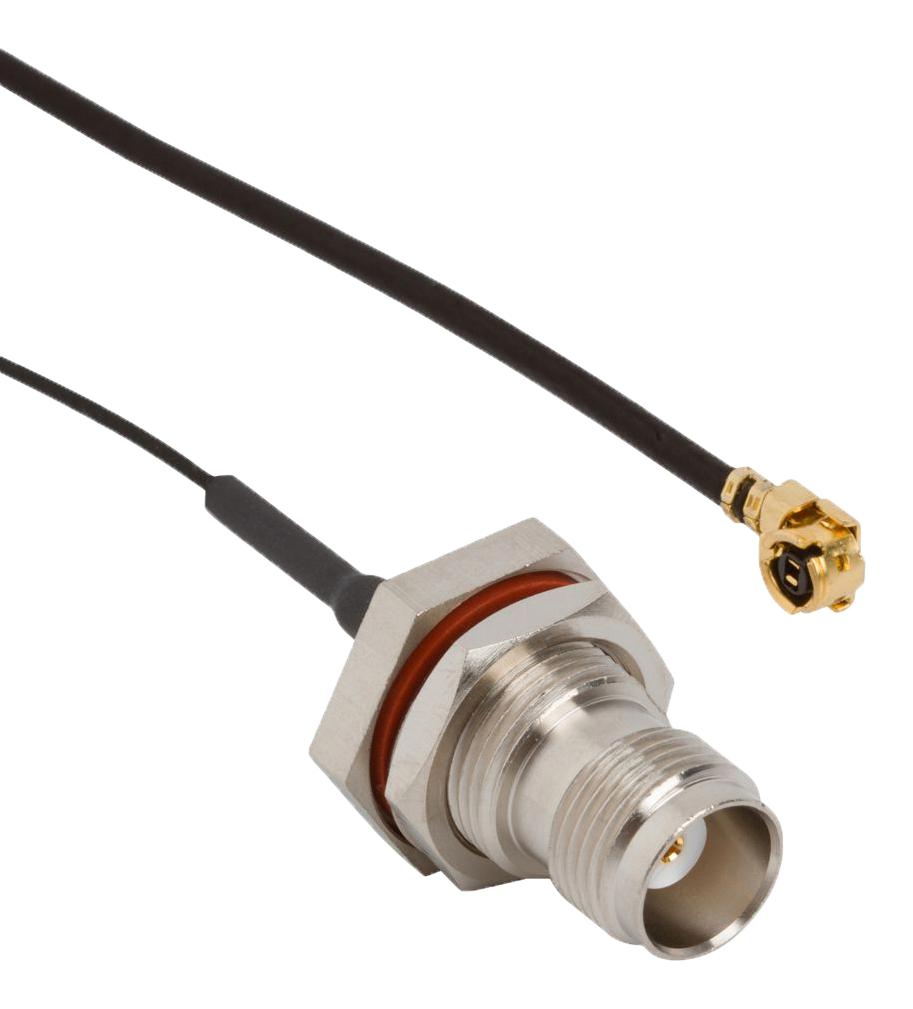 095-850-287-150 - Amphenol Rf - CABLE ASSY, AMC4 PLUG-TNC BKHD JK, 150MM | element14 Korea
