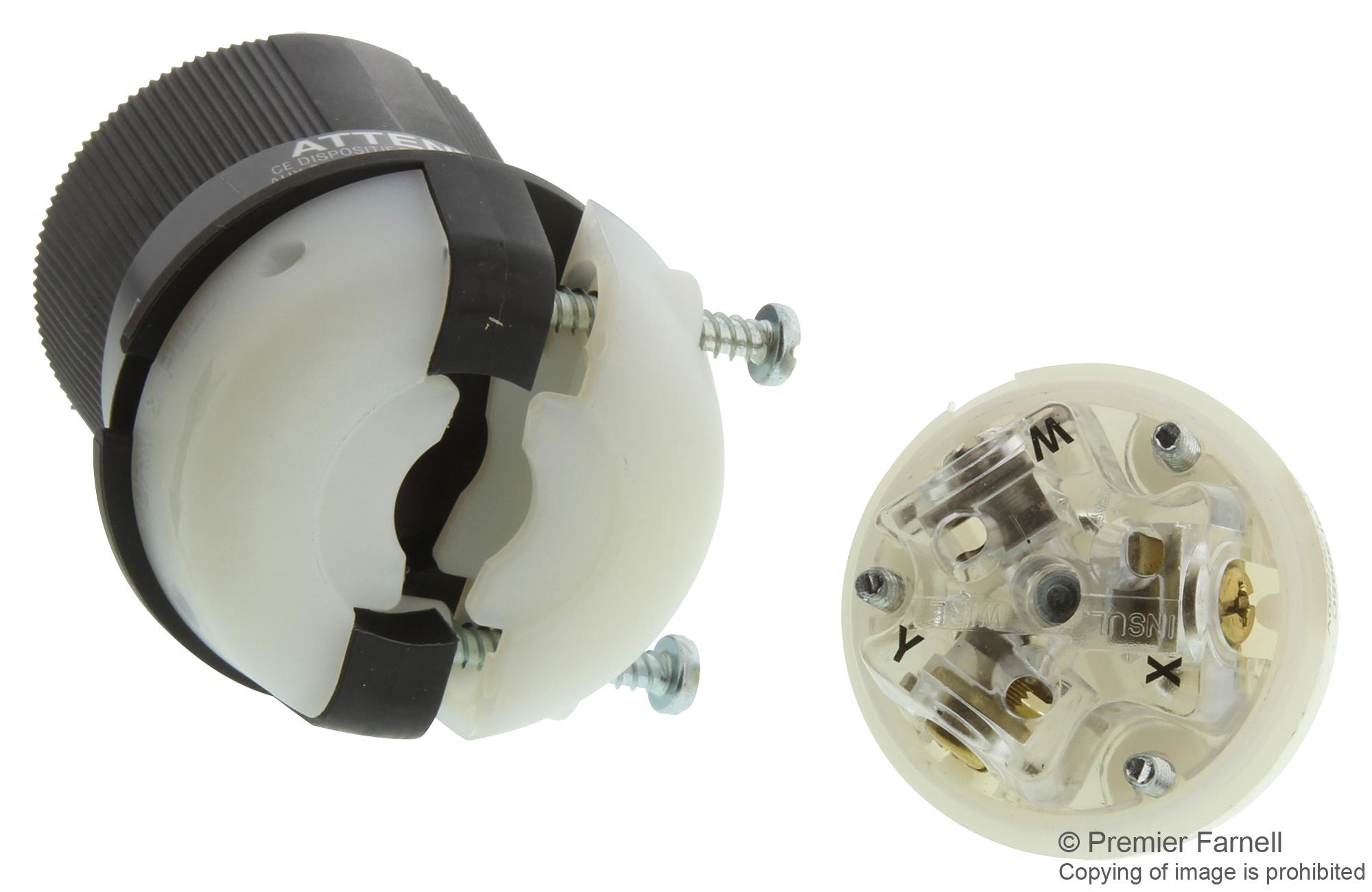 HBL9965C - Hubbell Wiring Devices - CONNECTOR, POWER ENTRY, PLUG ...