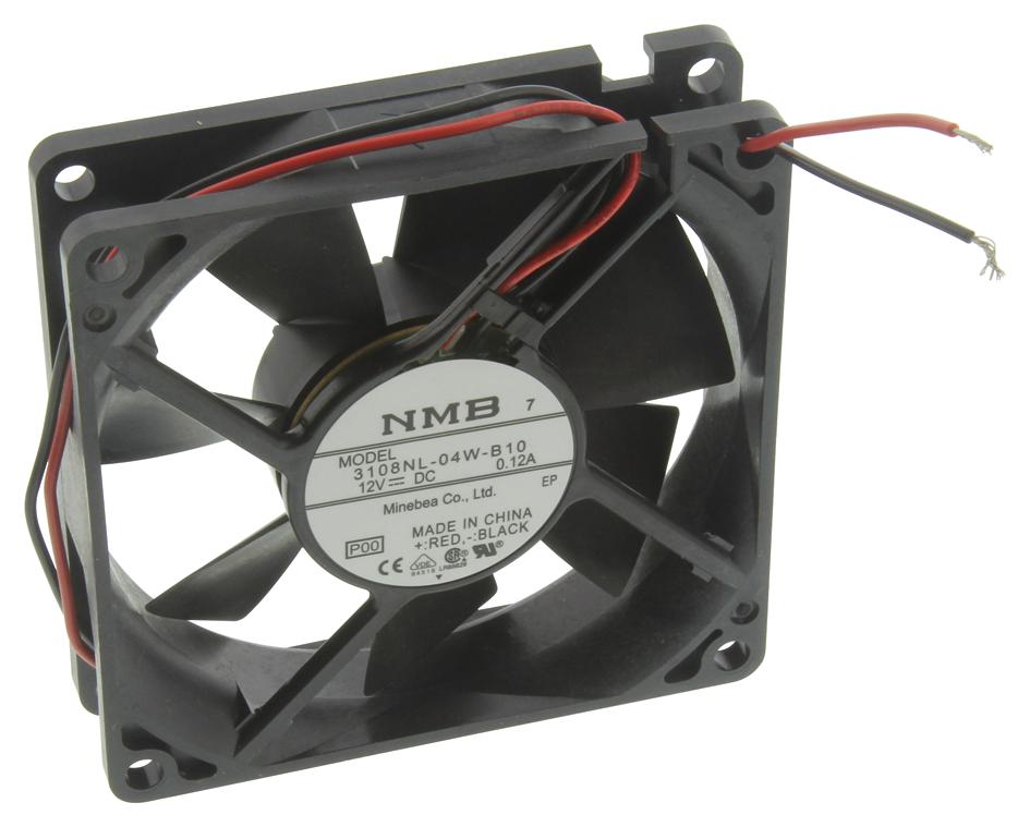08020SA-12J-EA-00 - Nmb Technologies - AXIAL FAN, 80MM, 12VDC ...