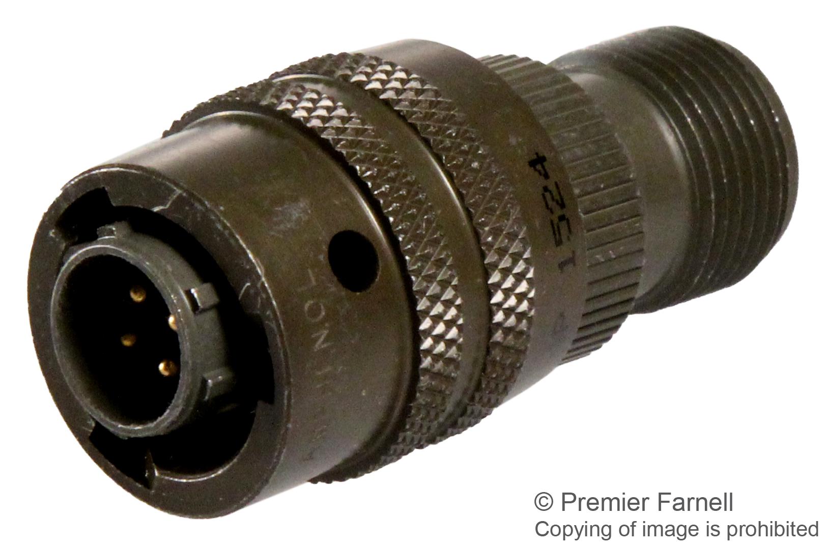 PT06A-8-4P - Amphenol Industrial - CIRCULAR CONNECTOR, PLUG, SIZE 8 ...