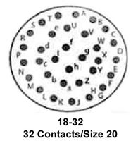 KPT06B18-32PW - Itt Cannon - Circular Connector, KPT, MIL-DTL-26482 ...