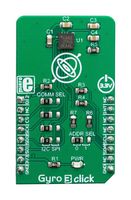 MIKROE-3449 MIKROELEKTRONIKA, Add-On Board, Gyro 3 Click Board, I3G4250 3-Axis Digital Gyroscope ...