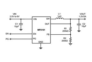 MP2161GJ-P - Monolithic Power Systems (mps) - DC-DC Switching Synchronous Buck Regulator, 2.5V ...