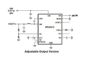 MPQ4313GRE-33-AEC1-P - Monolithic Power Systems (mps) - DC-DC Switching Synchronous Step-Down ...