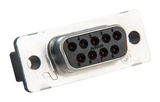 5747150-2 AMP - TE CONNECTIVITY, D Sub Connector, Standard, Receptacle, AMPLIMITE HD-20, 9 ...