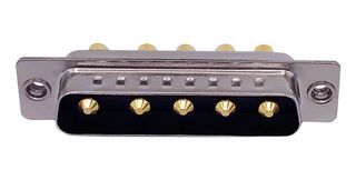 681M5W5103L101 NORCOMP, Combination Layout D Sub Connector, Power-D 681M Series, DB-5W5 ...