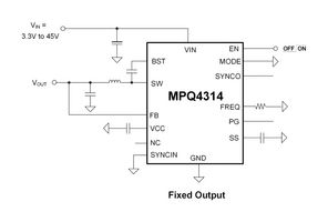 MPQ4314GRE-33-AEC1-P - Monolithic Power Systems (mps) - DC-DC Switching Synchronous Buck ...