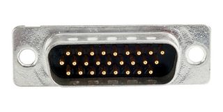 164A17459X AMPHENOL CONEC, D Sub Connector, High Density, Receptacle, 15 Contacts, DE, Solder ...