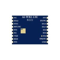 AI-WB2-13U - Rf Solutions - Wireless LAN Module, 2.4835GHz, ADC/DAC/GPIO/I2C/IR Remote/PWM/PIR ...
