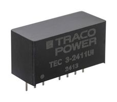 TEC 3-2421UI TRACO POWER, Isolated Through Hole DC/DC Converter, ITE & Industrial, SIP, 4:1, 3 W ...
