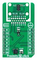 MIKROE-6286 MIKROELEKTRONIKA, Add-On Board, Proximity 21 Click, MikroE mikroBUS Compatible ...