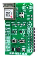 MIKROE-6154 MIKROELEKTRONIKA, Add-On Board, NINA-W152 Click, MikroE mikroBUS Compatible ...