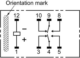 G6S-2 DC12 - Omron Electronic Components - Signal Relay, 12 VDC, DPDT | element14 Korea